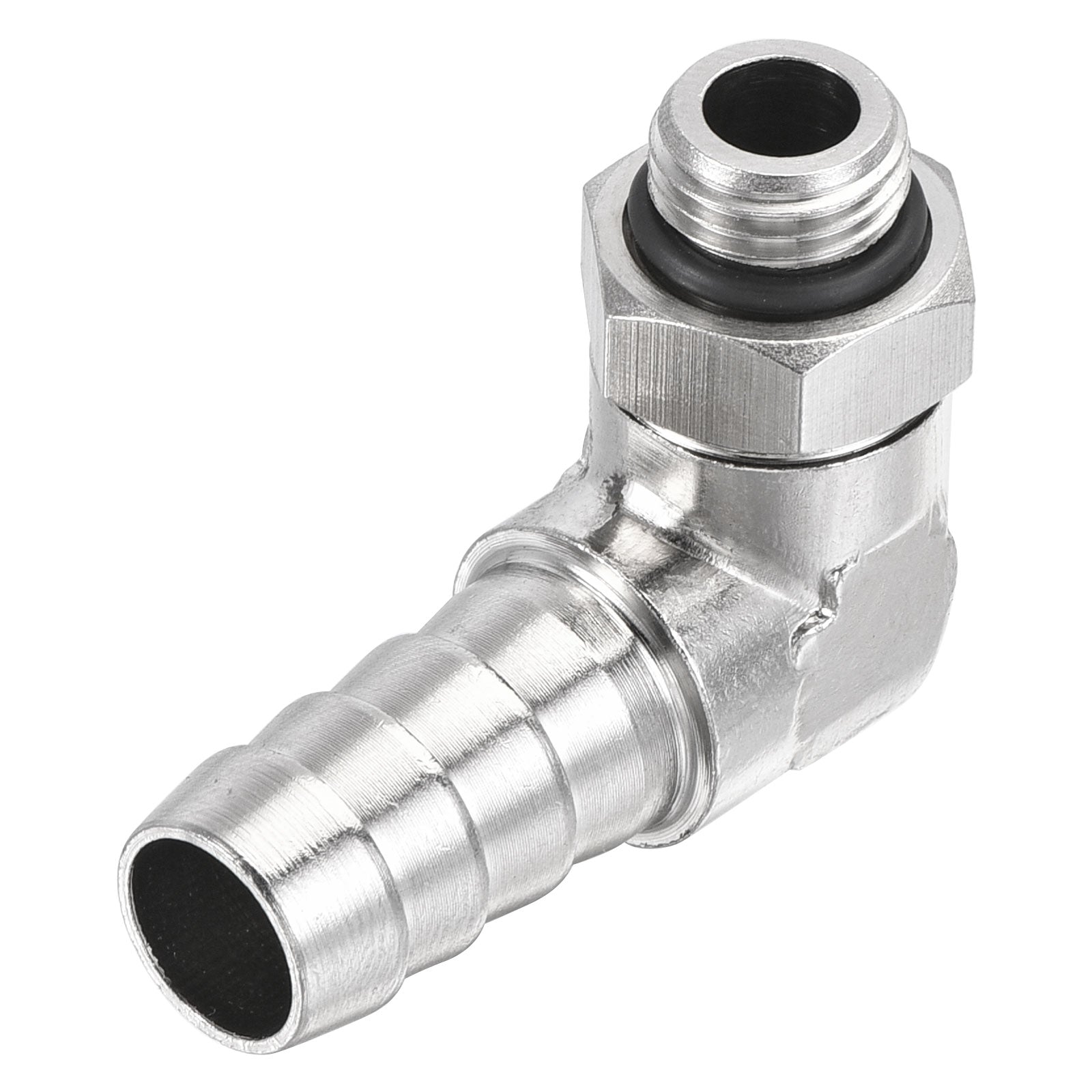 Nickel-plated Copper Hose Barb Fitting Elbow 10mm Barbed M10x1 Male ...