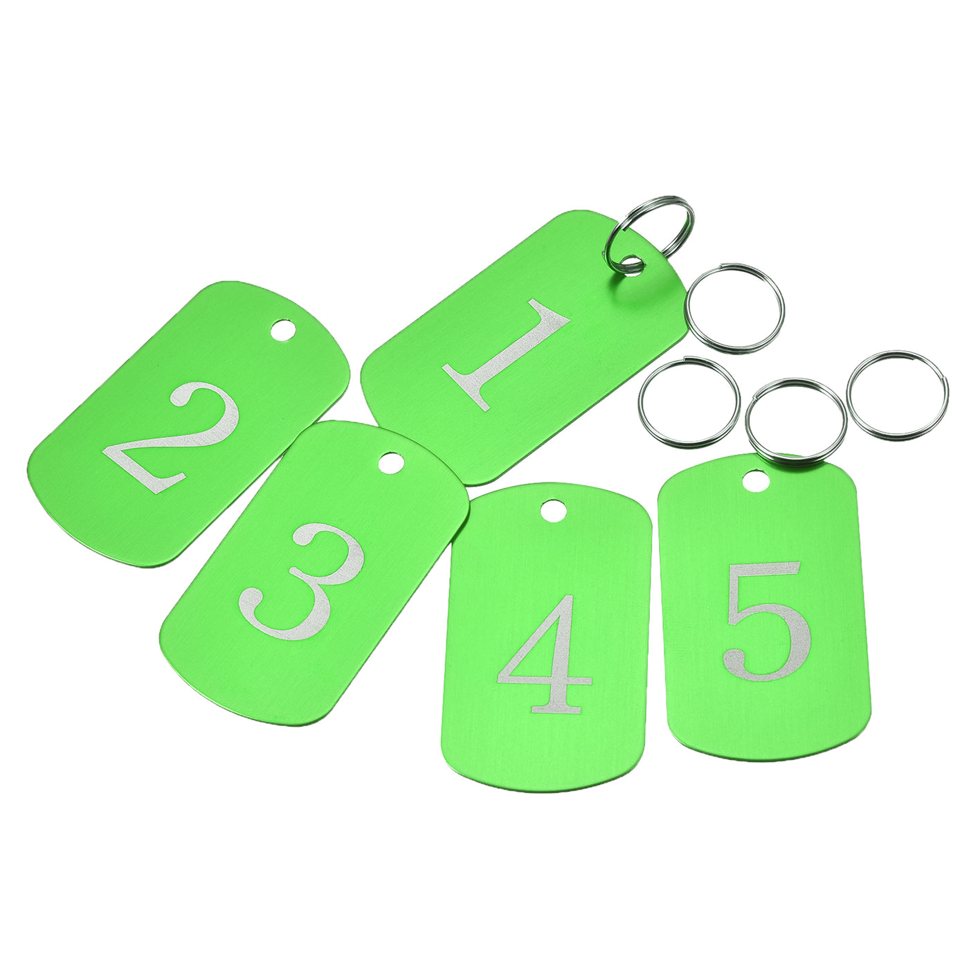 Aluminum Key Tag, Number Tag, Tag with Ring Rectangle for Decoration ...