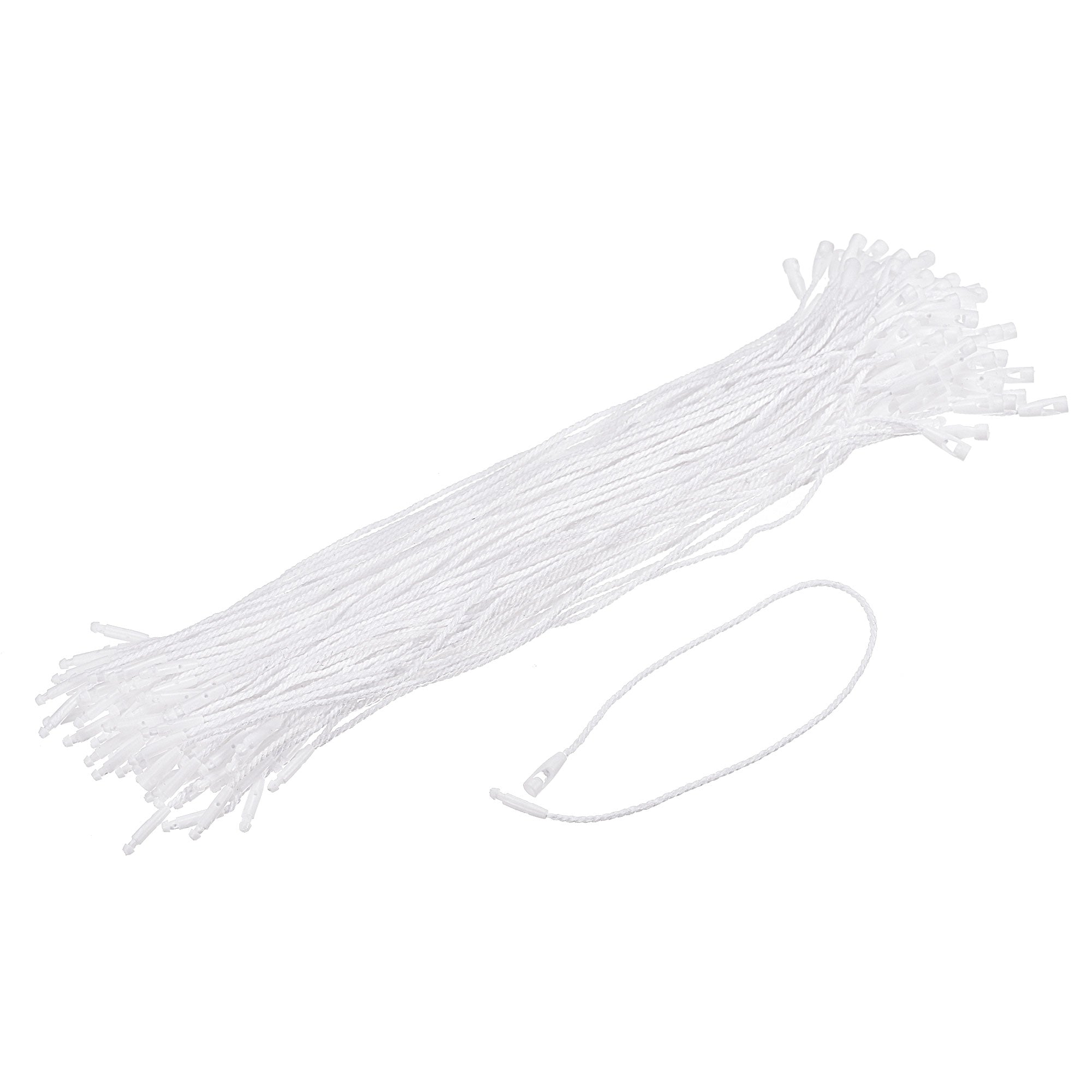 Polyester Rope Hang Tag String Snap Lock Price Tag Fastener | Harfington