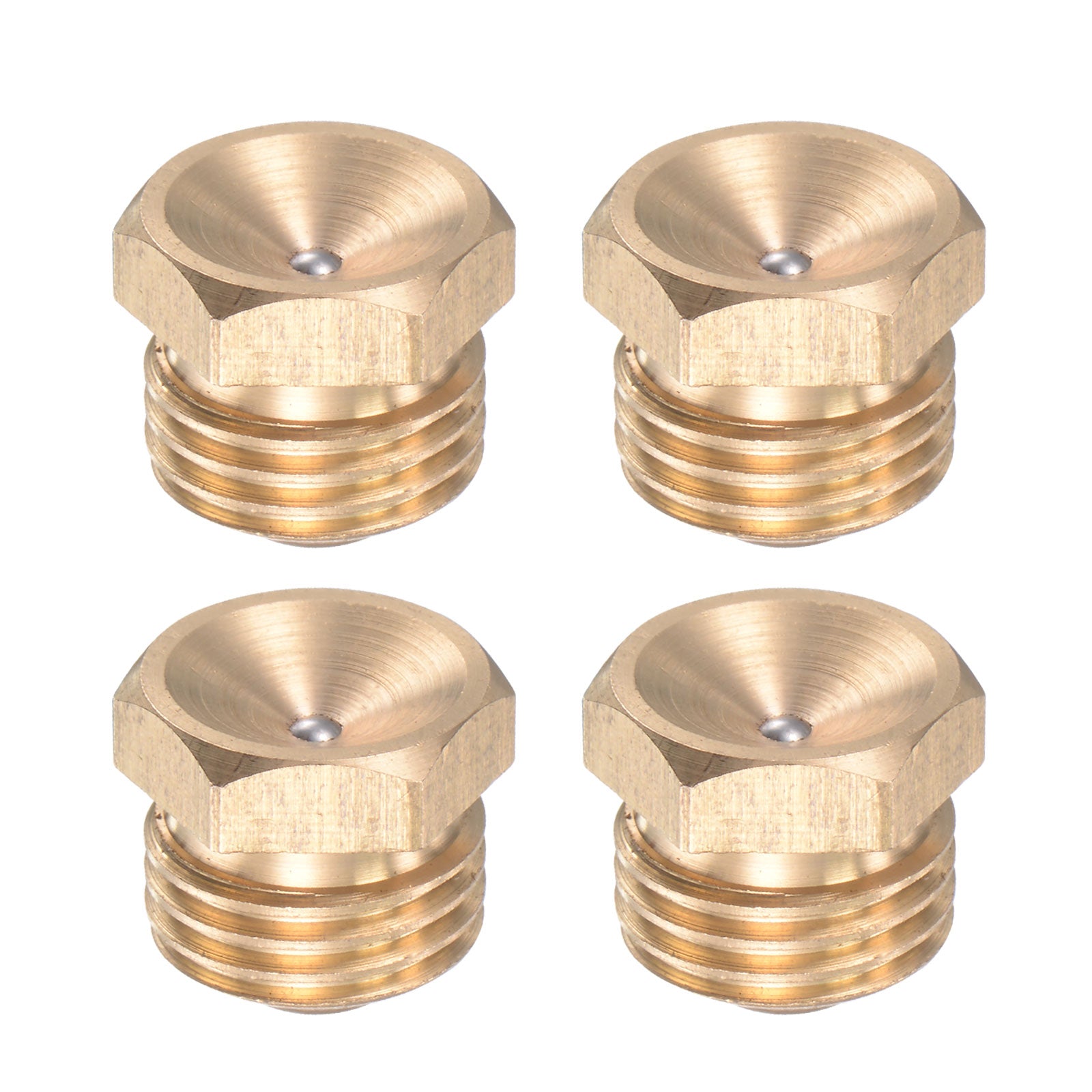 Uxcell Push Button Grease Oil Cup Stainless Steel for Lubrication ...