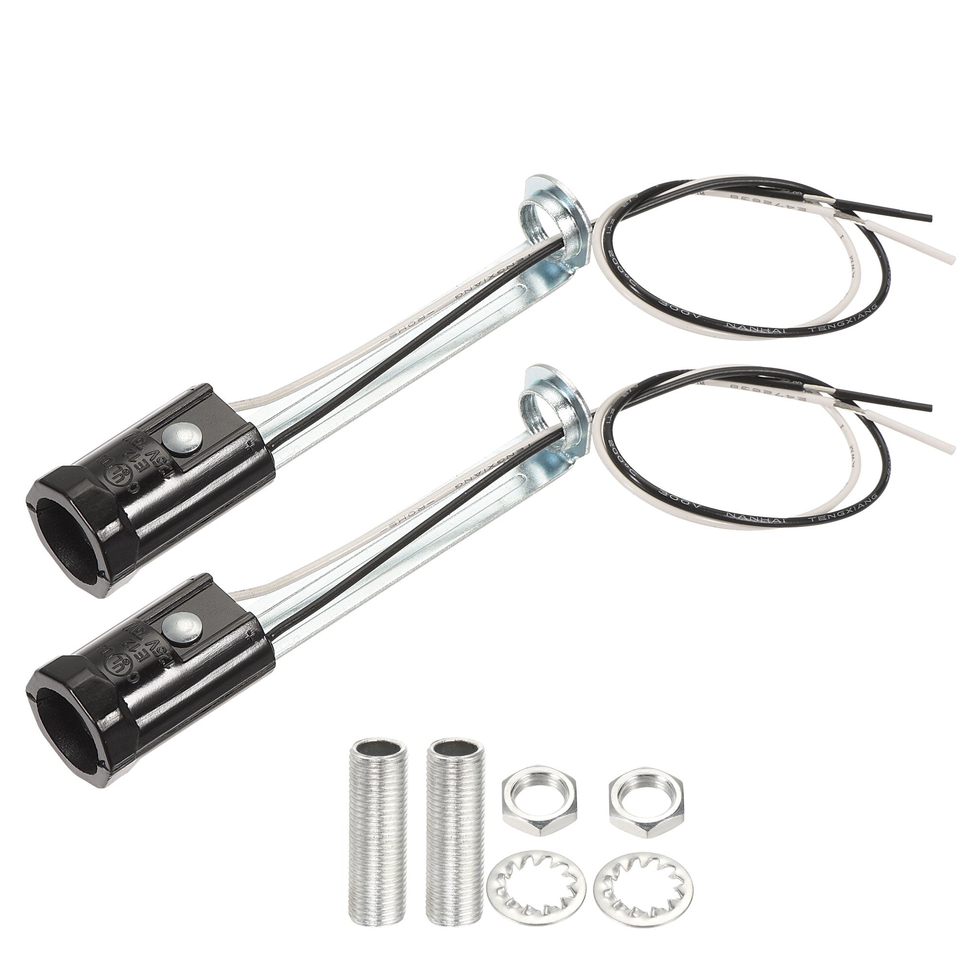 Bulb Socket Height Candelabra Base LED Lamp Holder with Wire and Lamp ...