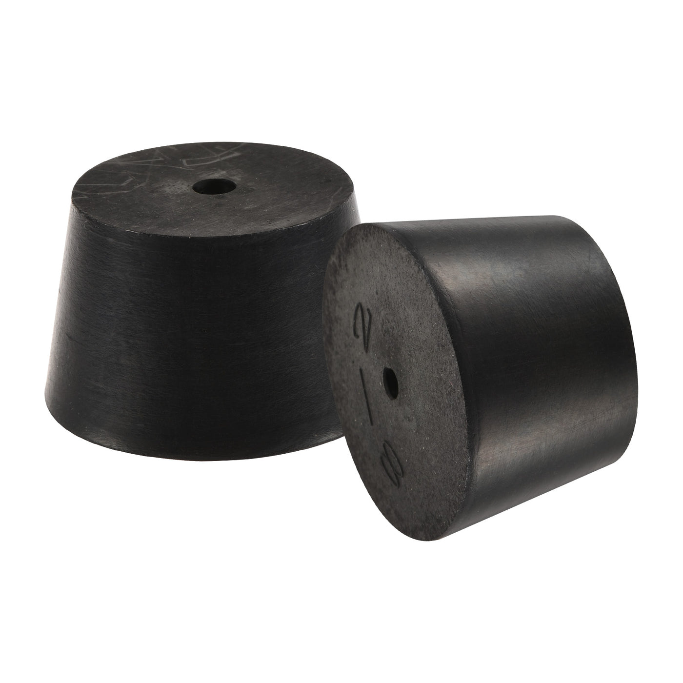 Rubber Tapered Plug with Hole Test Tubes Bungs Stopper for Laboratory ...