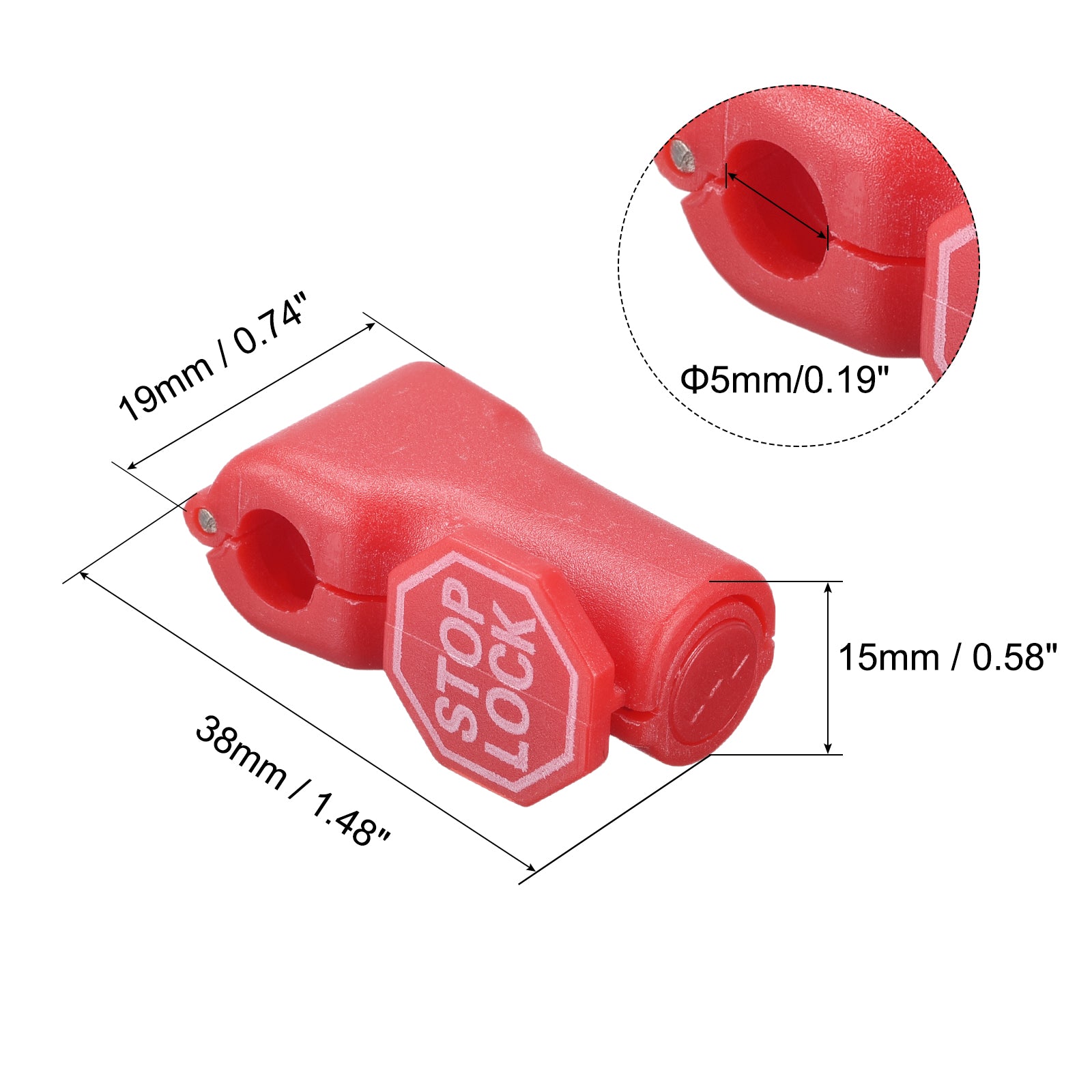 Retail Store Anti-theft Hook Lock, Magnetic Shelf Lock, with Words ...