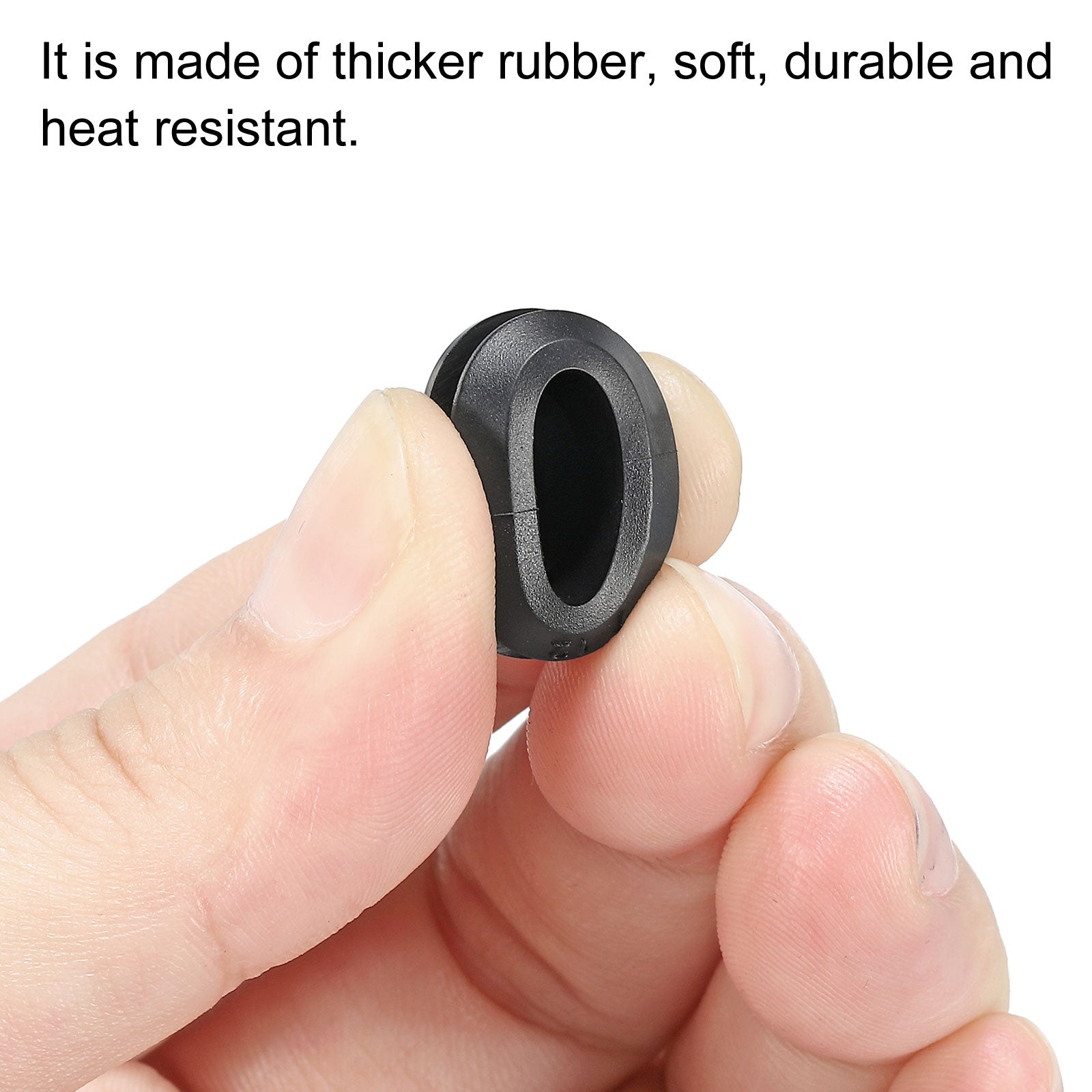 Rubber Grommet Mount Hole 12 mm Conical for Wire Protection of Thick ...