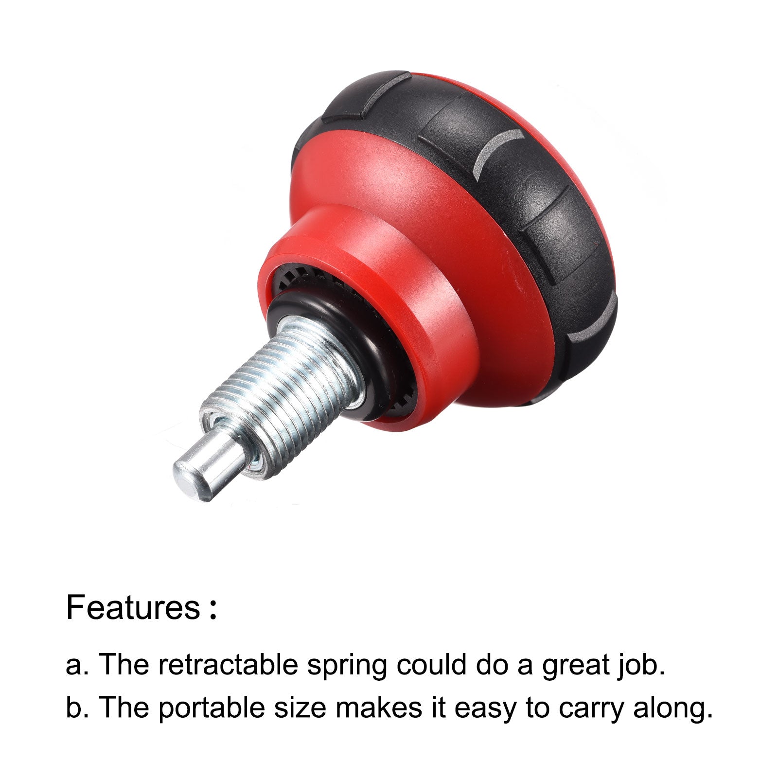 Uxcell M16 Fitness Adjustment Knob for Fitness Black Red | Harfington