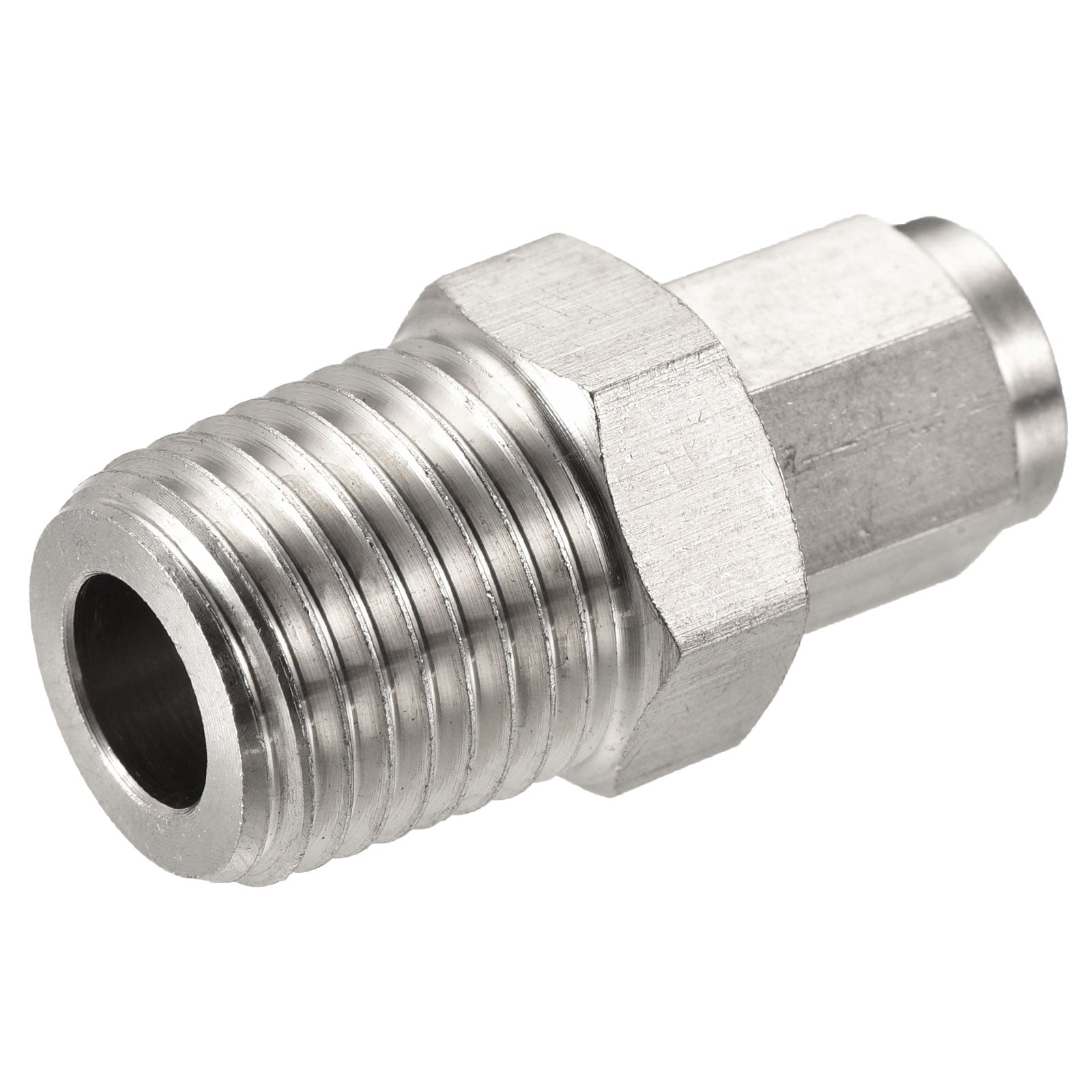 Compression Tube Fitting Stainless Steel Male Thread Straight Coupling ...