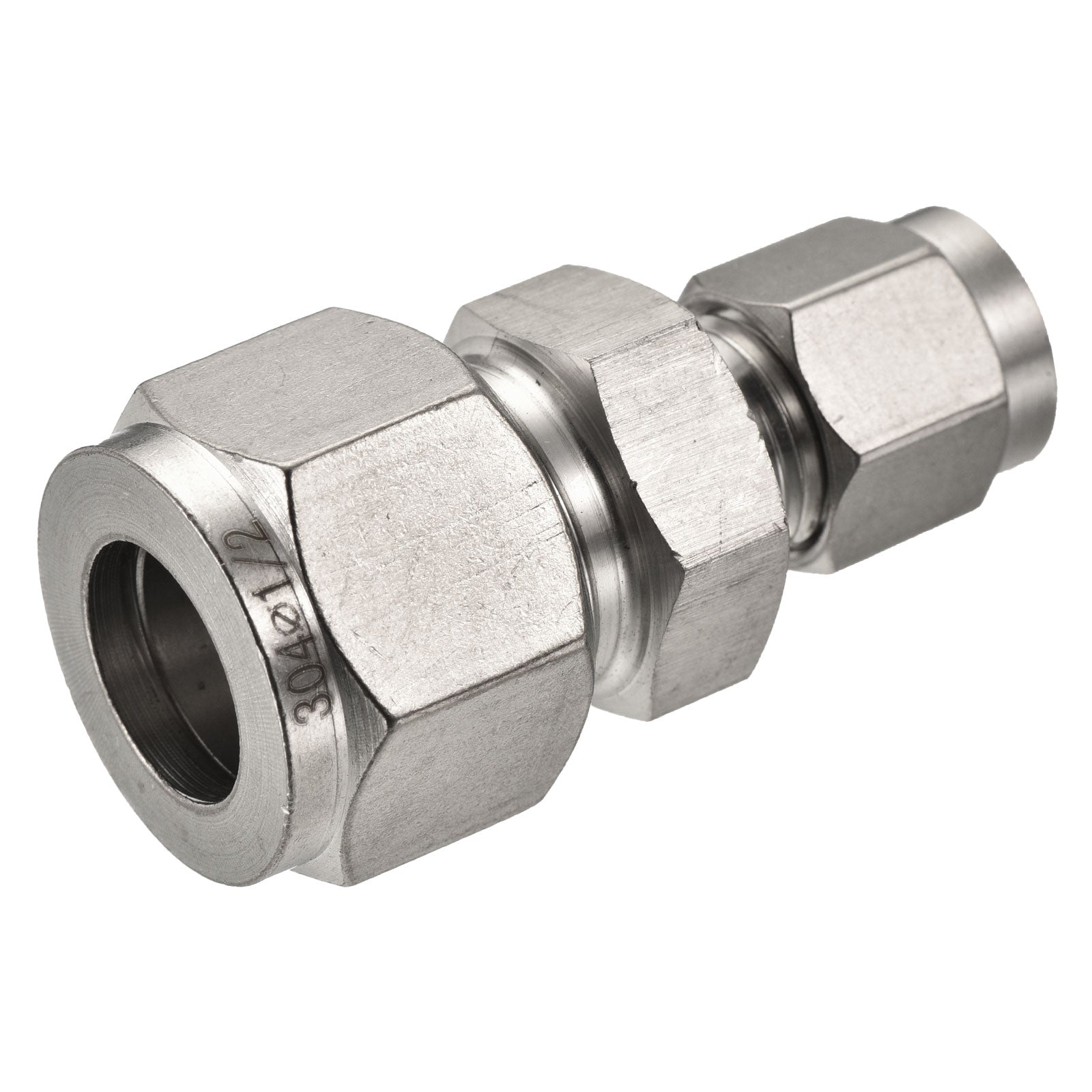 Compression Tube Fitting Stainless Steel Double Ferrule Straight ...