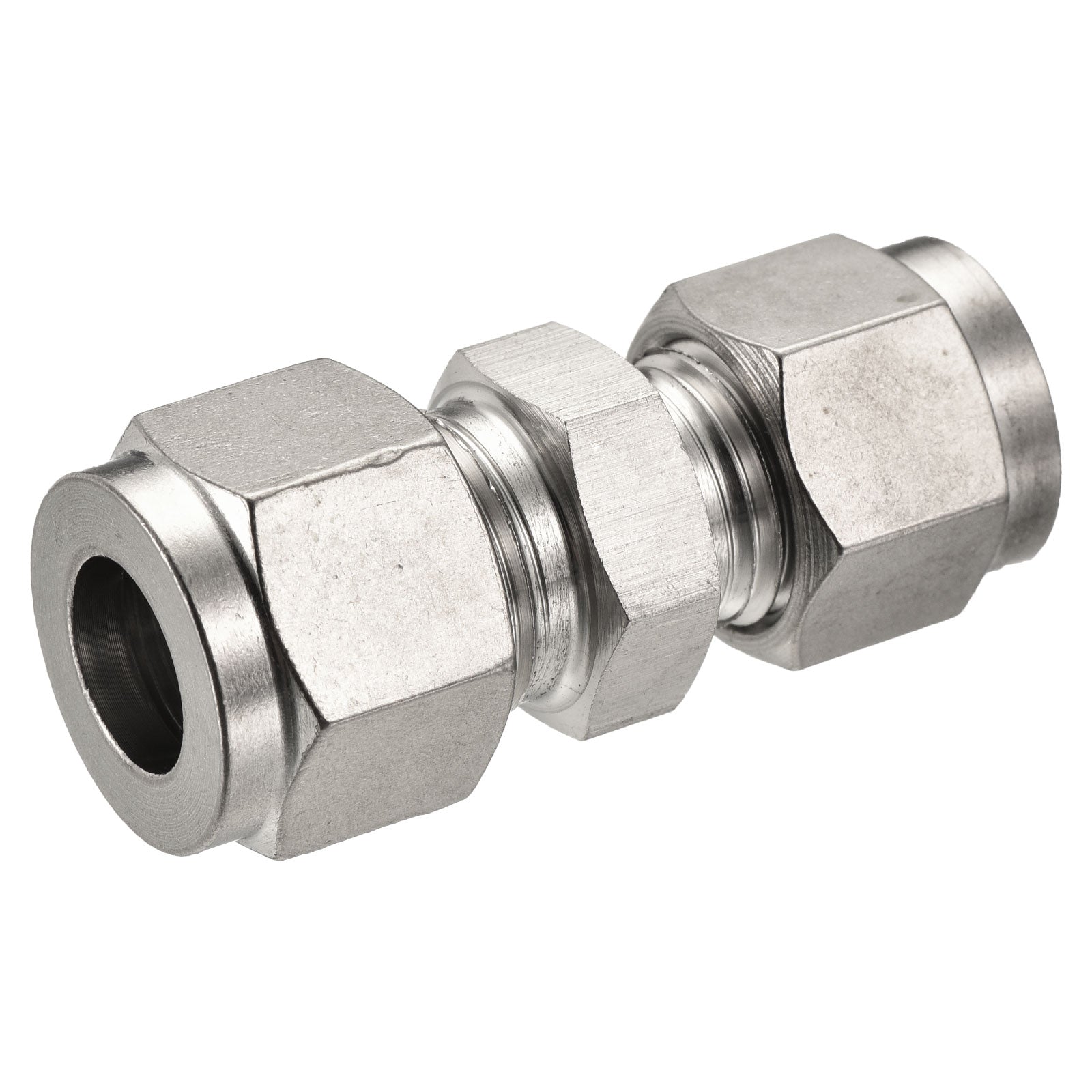 Compression Tube Fitting Stainless Steel Double Ferrule Straight ...