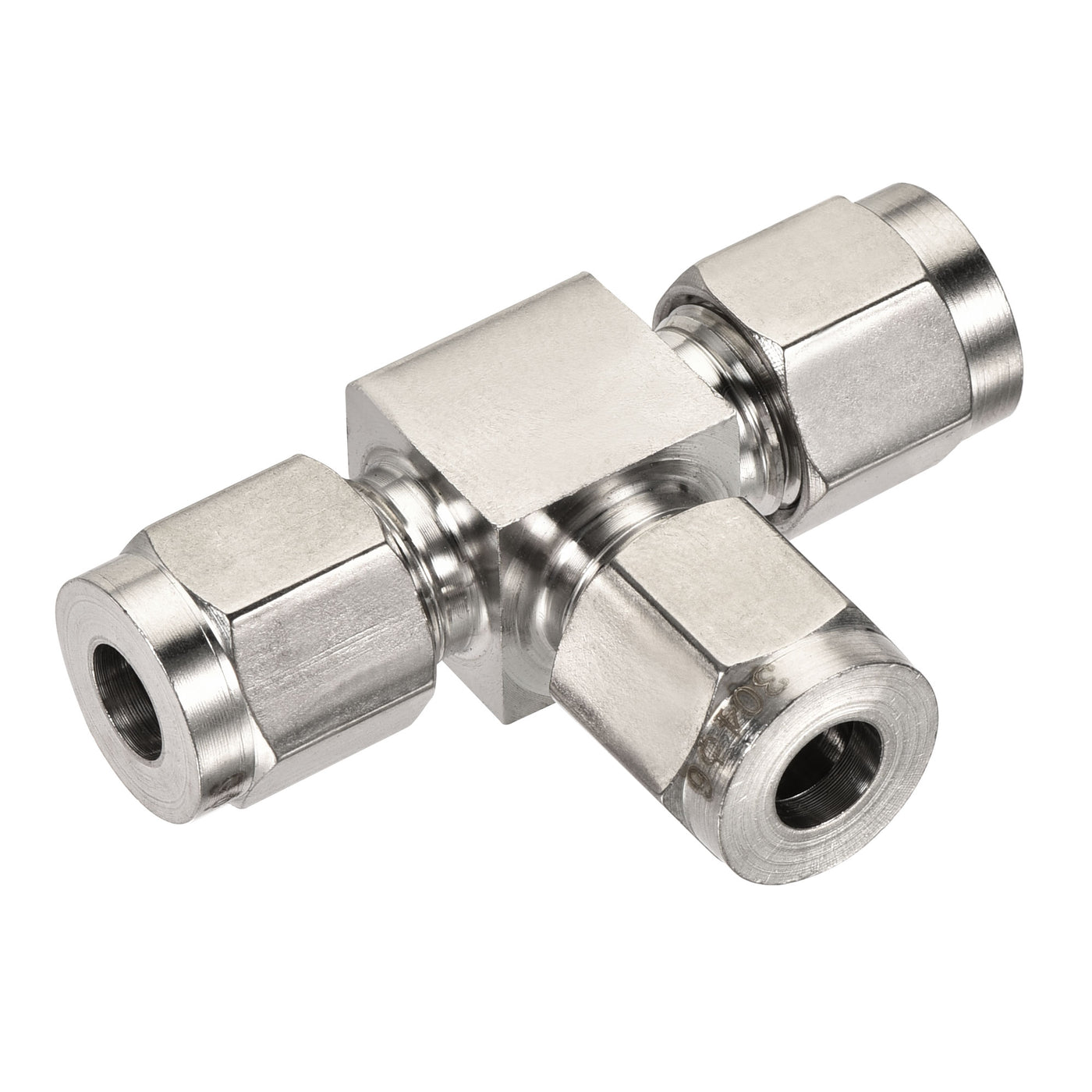 Quick Connect Air Line Compression Fittings Stainless Steel T Type Tee ...