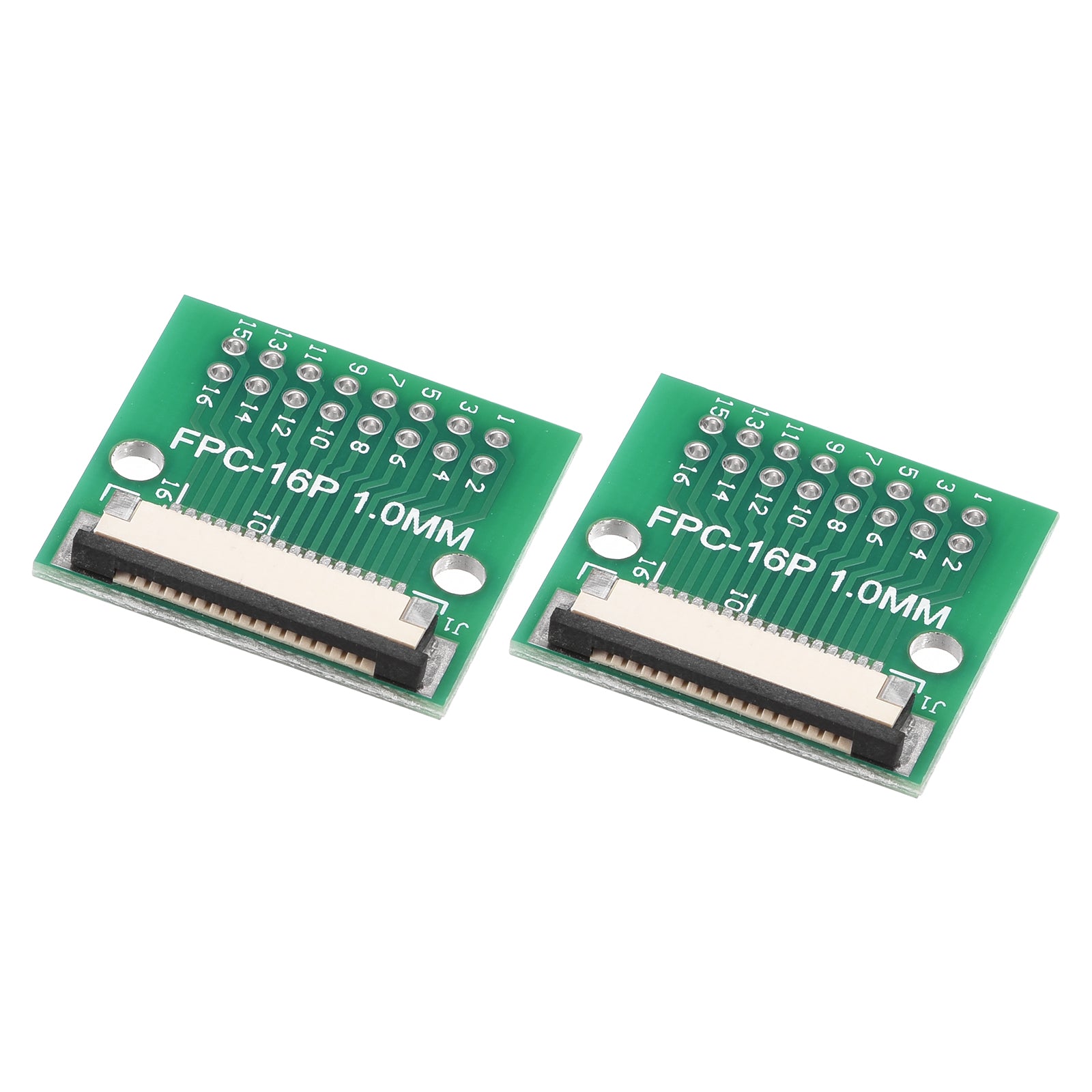 FPC Converter Connector 16P 1.0mm on Socket Side, Back 0.5mm, to DIP 2 ...