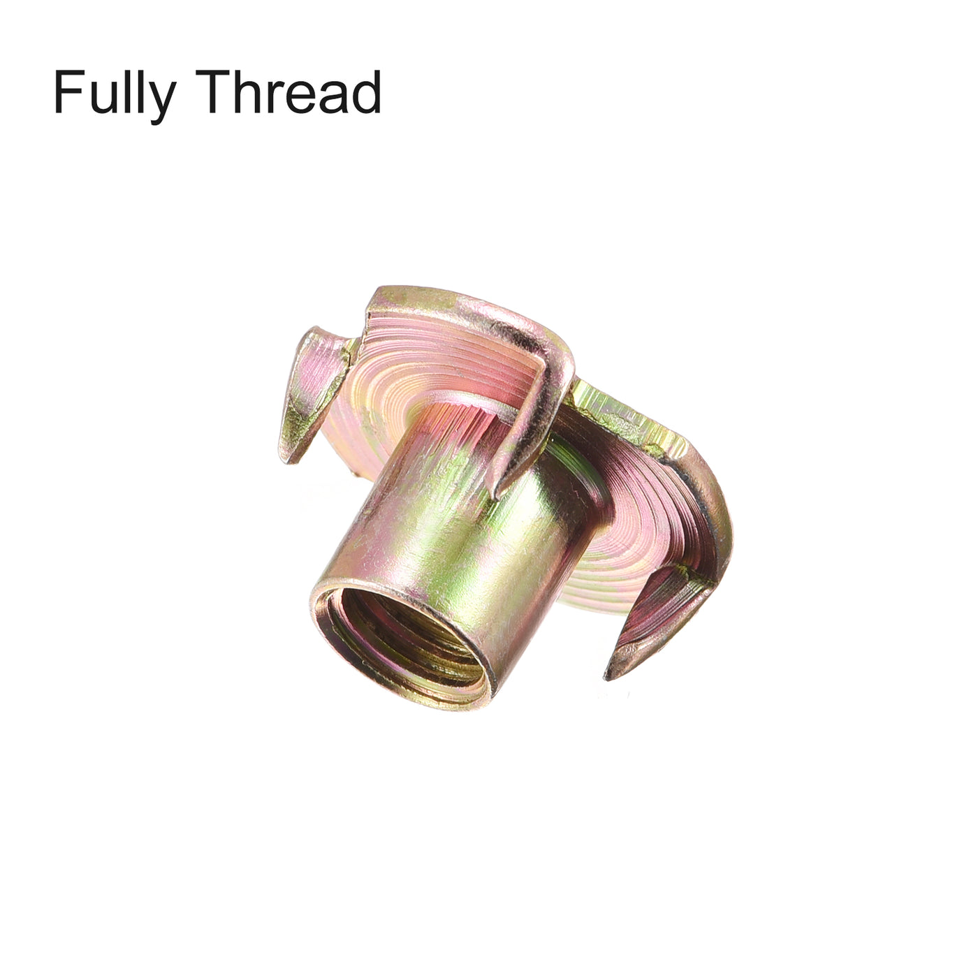 T-Nuts, Tee Nut Carbon Steel Threaded Inserts for Wood | Harfington