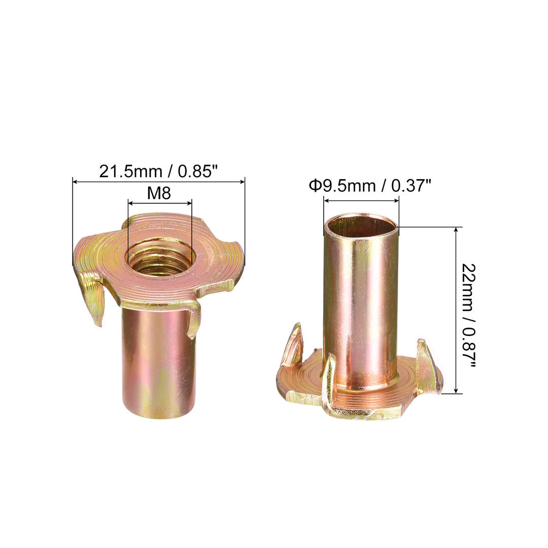 Wood Threading Hardware Hillman M8-1.25 Zinc-Plated Class 10 Metric ...
