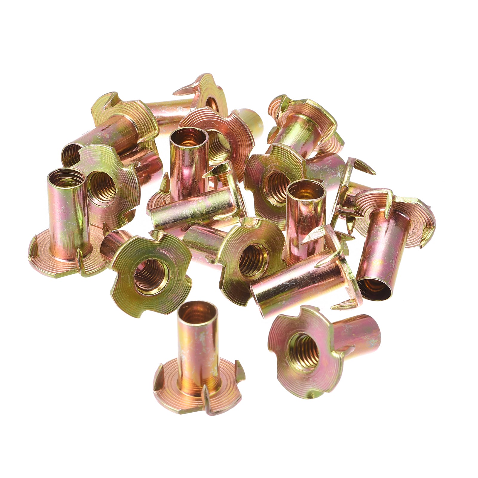 T-Nuts Tee Nuts, Carbon Steel Threaded Inserts for Wood | Harfington