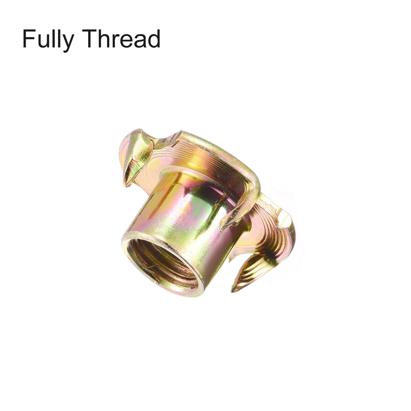 T-Nuts Tee Nut Carbon Steel Threaded Inserts for Wood | Harfington