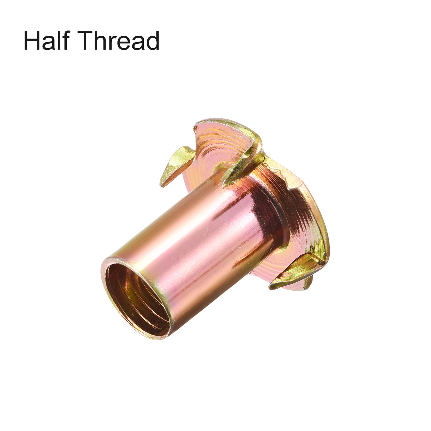 T-Nuts, Tee Nuts Carbon Steel Threaded Inserts for Wood | Harfington