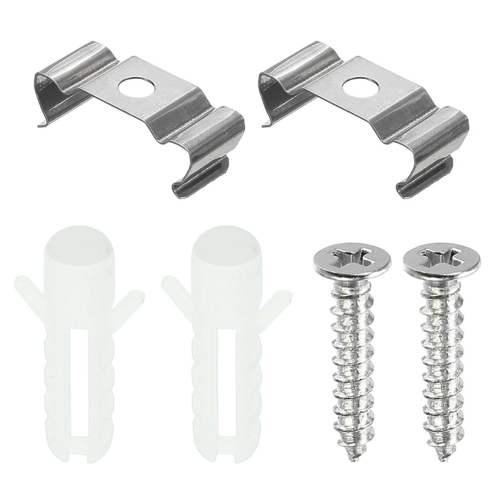 Clips Bracket Hanger Fluorescent Tube Light Fixture Holder Clamps with ...