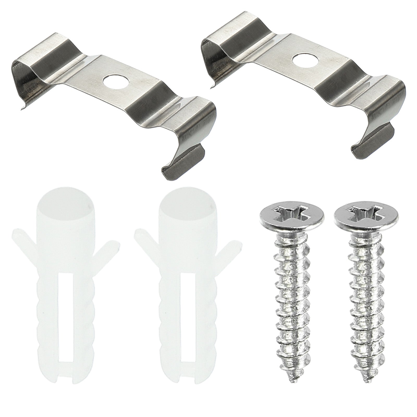 Clips Bracket Hanger Fluorescent Tube Light Fixture Holder Clamps with ...