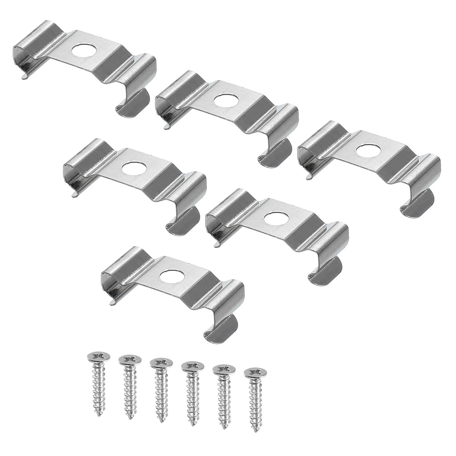 Clips Bracket Hanger Fluorescent Tube Light Fixture Holder Clamps with ...