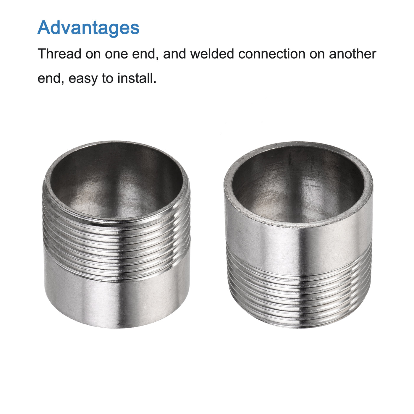Weld Coupling, Threaded, Pipe Fuel Tank Bung Fittings Connector ...