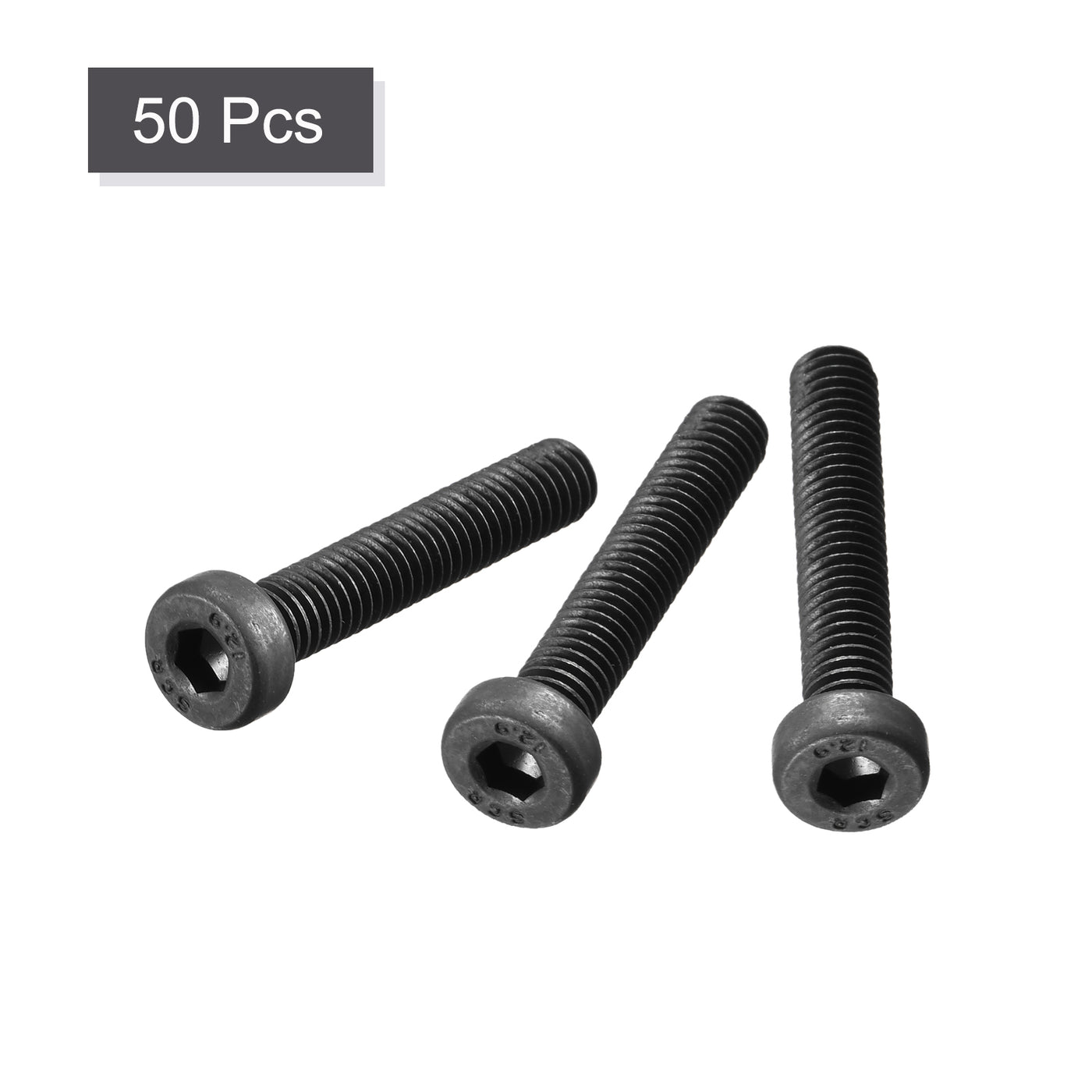 Uxcell Hex Socket Thin Head Cap Screw, Carbon Steel Bolt | Harfington