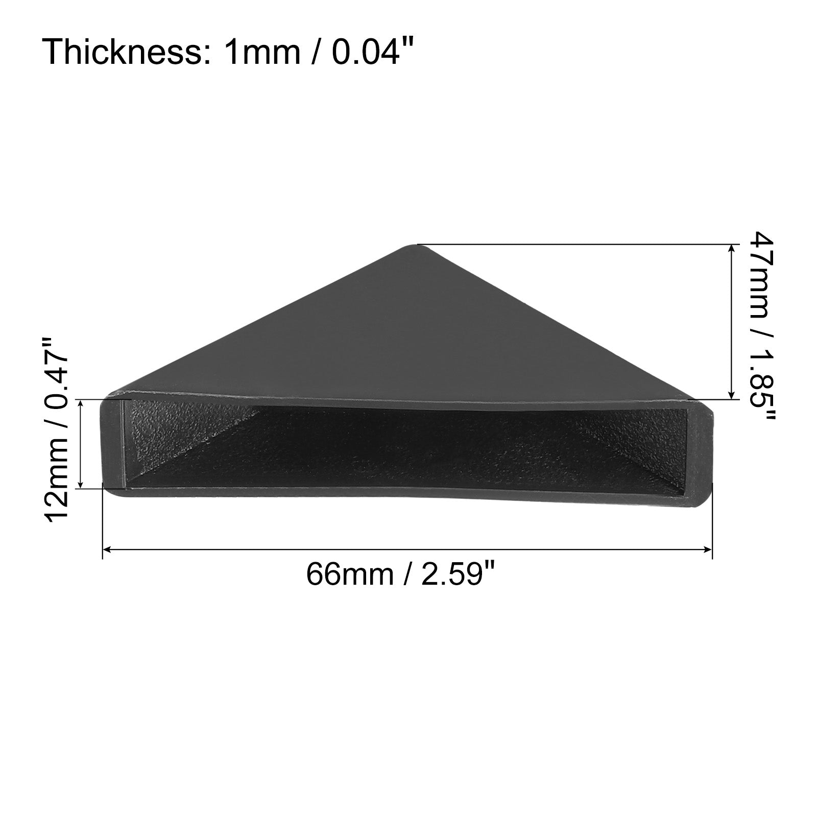 PP Corner Protector Triangle 47x12mm for Ceramic, Glass,Metal Sheets ...
