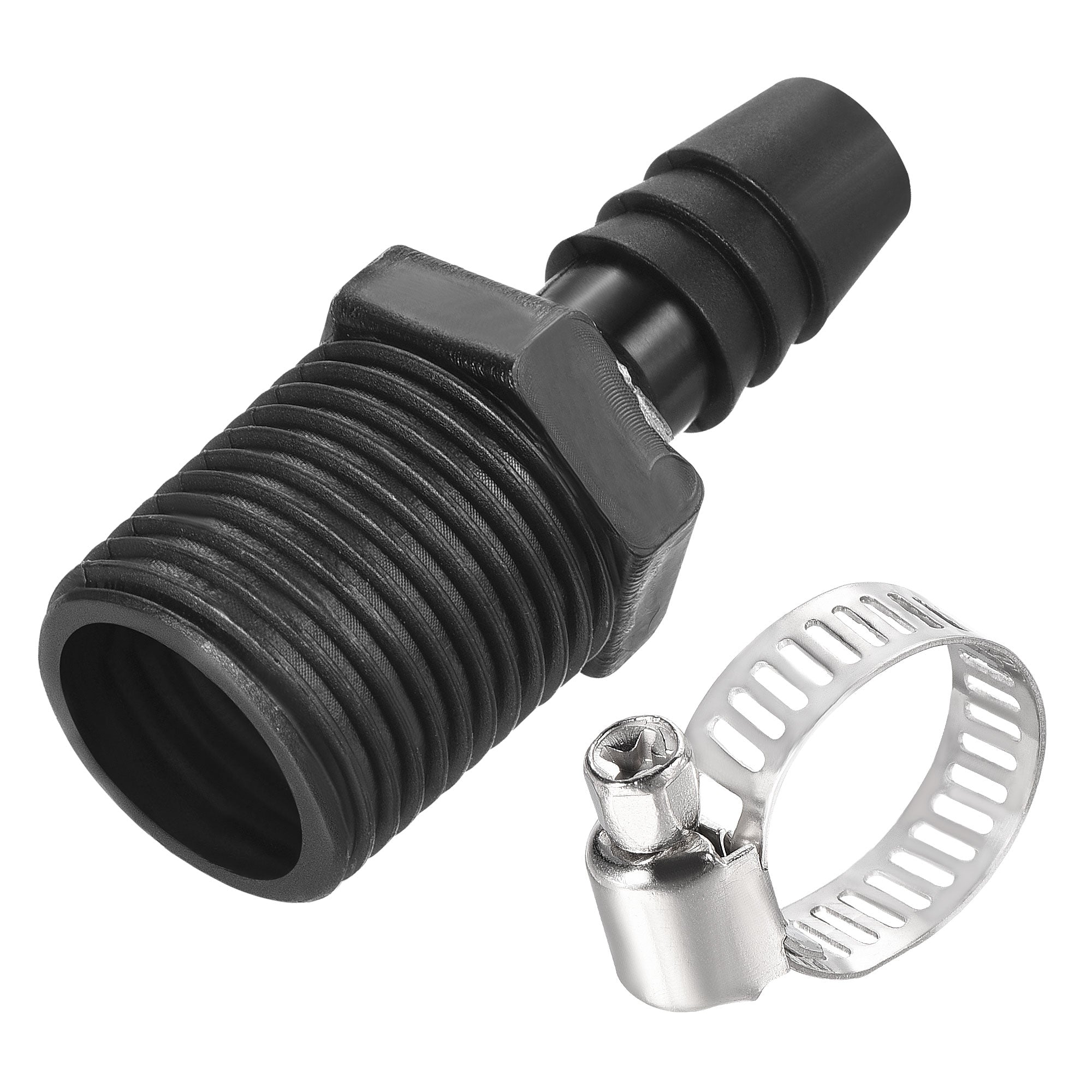 PE Hose Fitting Barb Male Straight Pipe Connector Coupler Adapter with ...