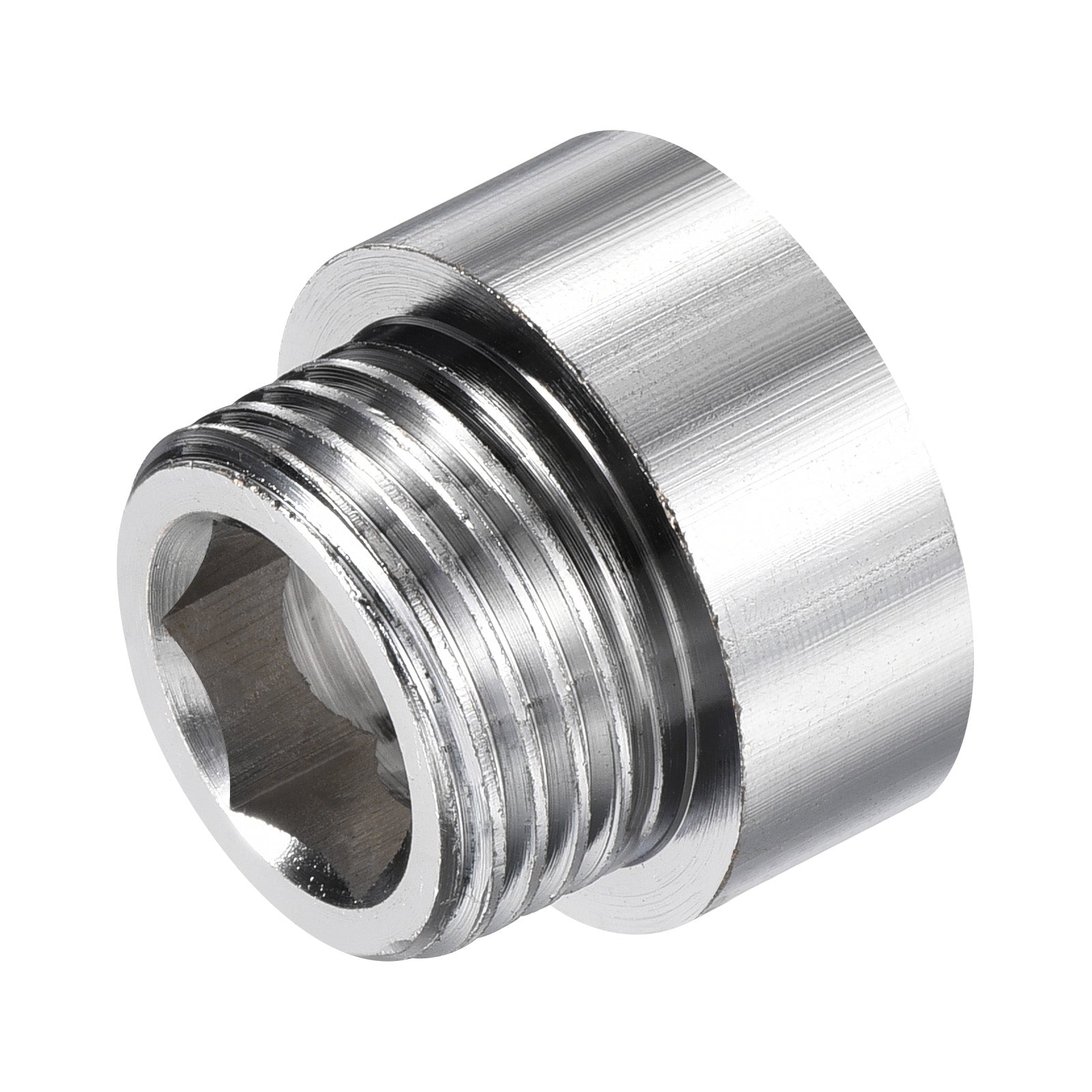 Nickel Plated Brass Extension Pipe Fitting Thread Reducer Coupling ...
