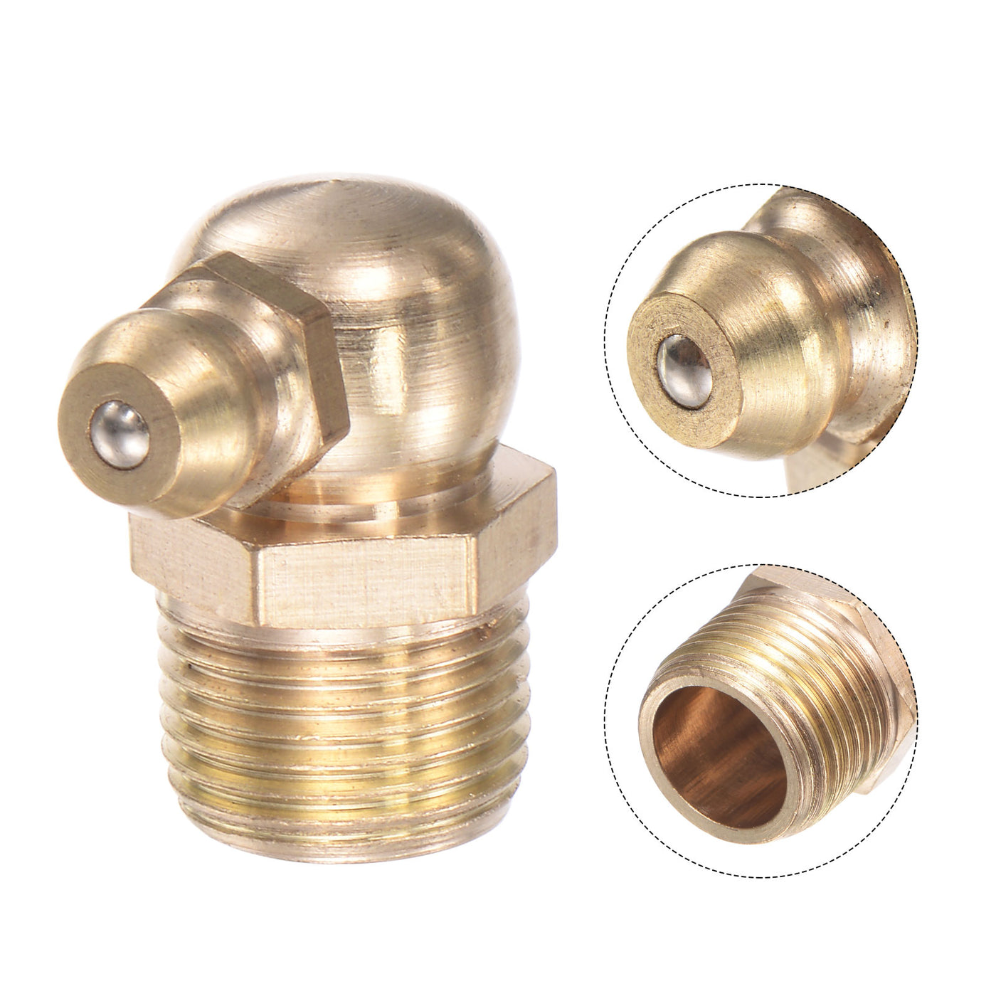 Brass Grease Fitting Hydraulic Grease Fitting Accessories | Harfington