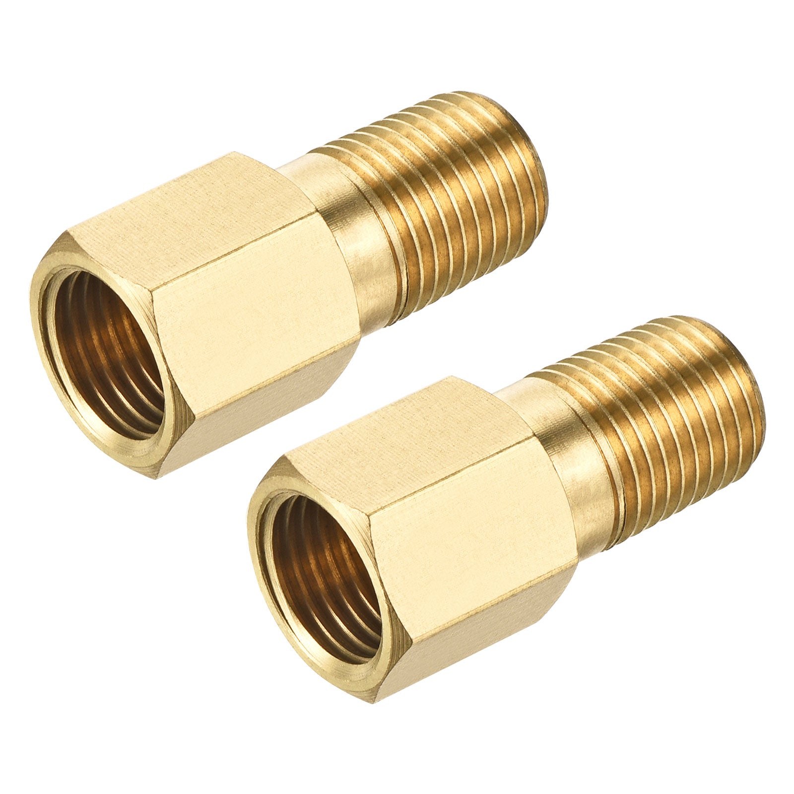 Brass Pipe Fitting Adapter Extension Hex Pipe Coupling | Harfington