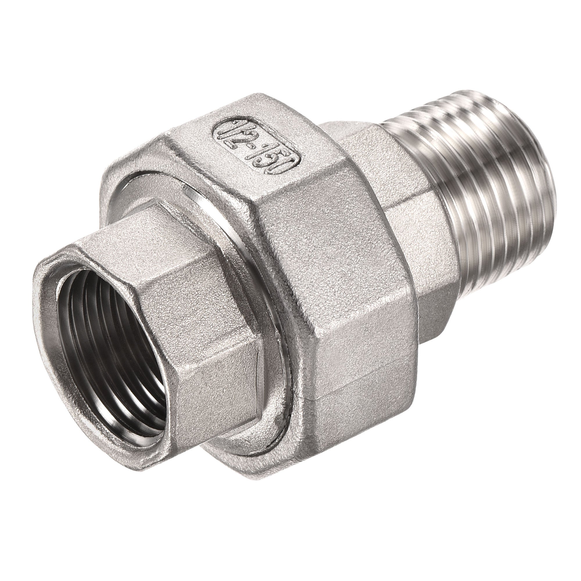 Uxcell Stainless Steel Hex Head Pipe Fitting Union | Harfington