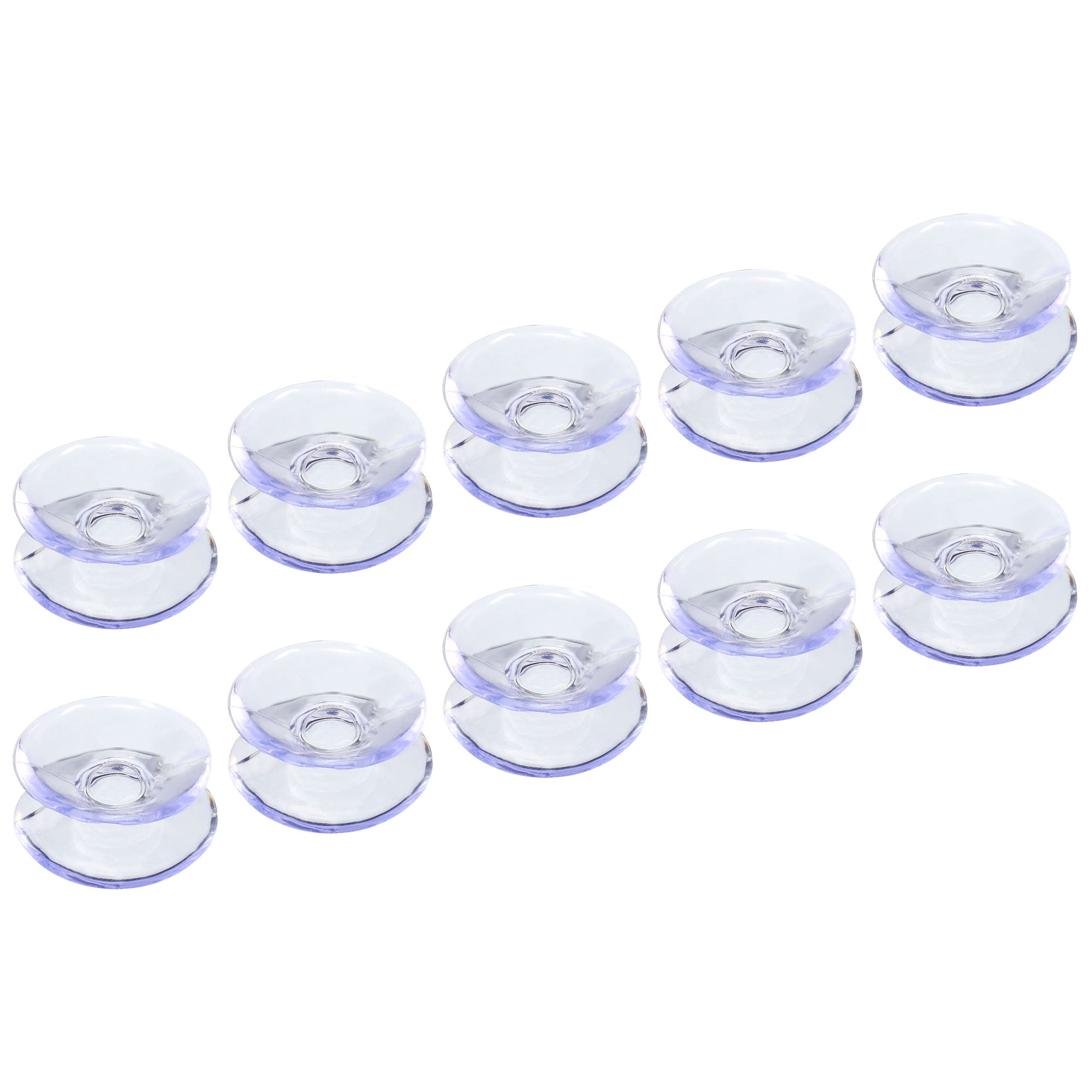 Glass Table Top Spacers, Dia. PVC Double Sided Suction Cup Window Wall ...