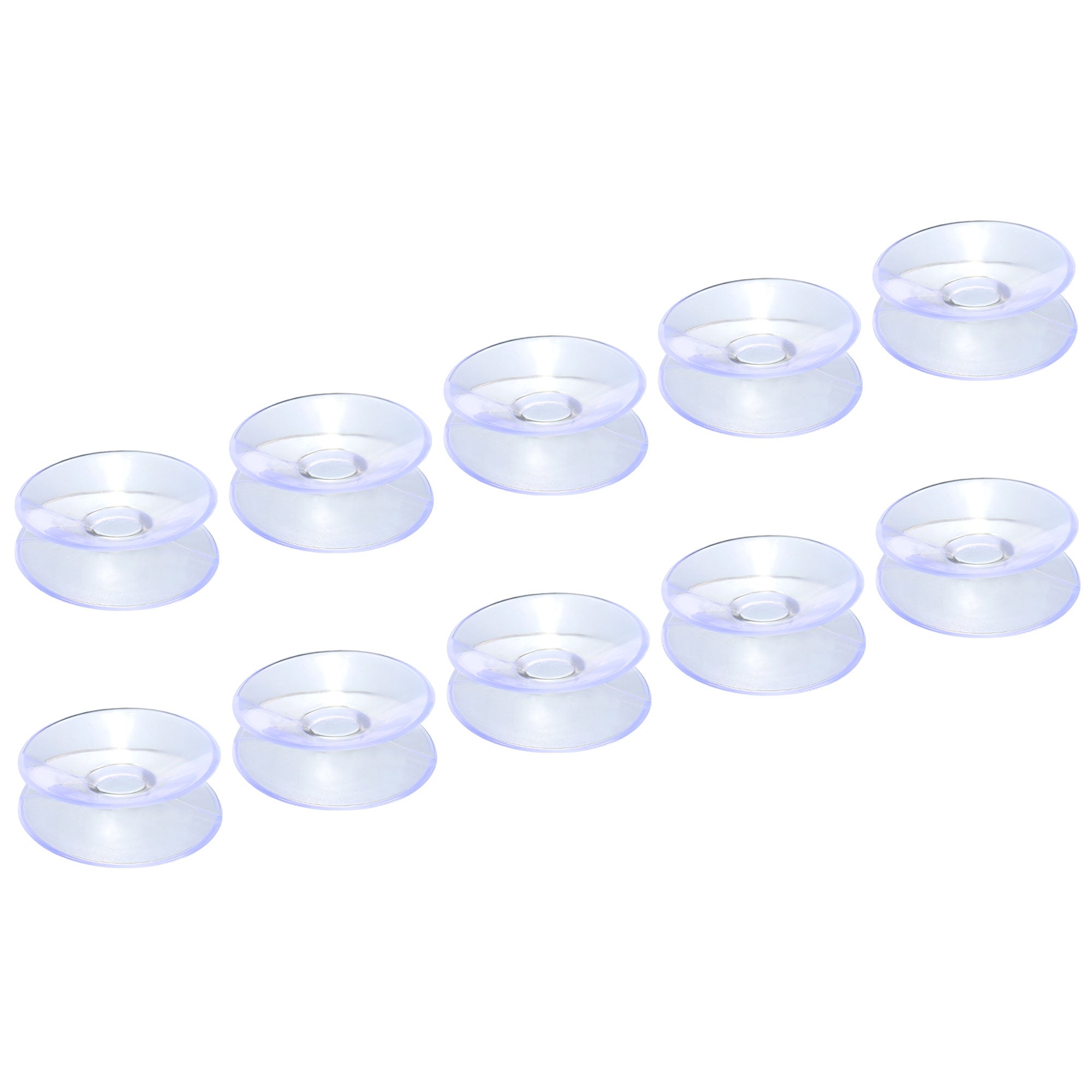 20pcs Glass Table Top Spacers 30mm Dia. PVC Double Sided Suction Cup ...