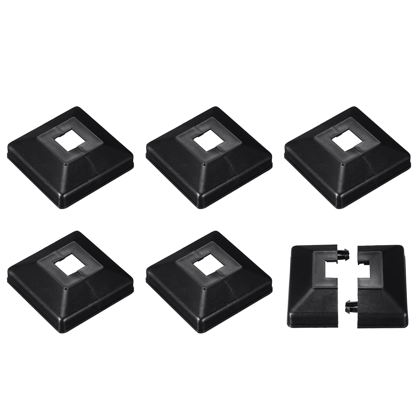 Post Skirt Split Style Post Base Cover Trim Skirt for Fence Stair ...