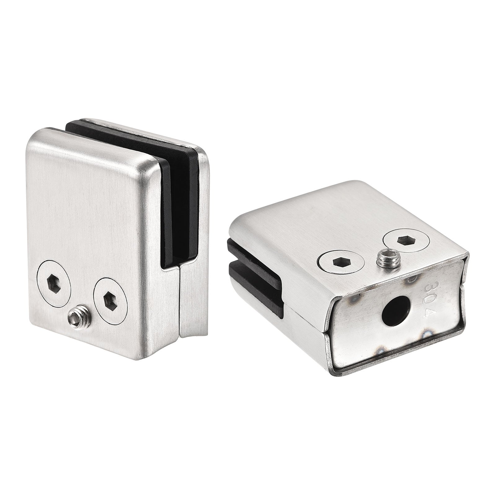 Stainless Steel 304 Glass Clamp, Square Glass Bracket | Harfington