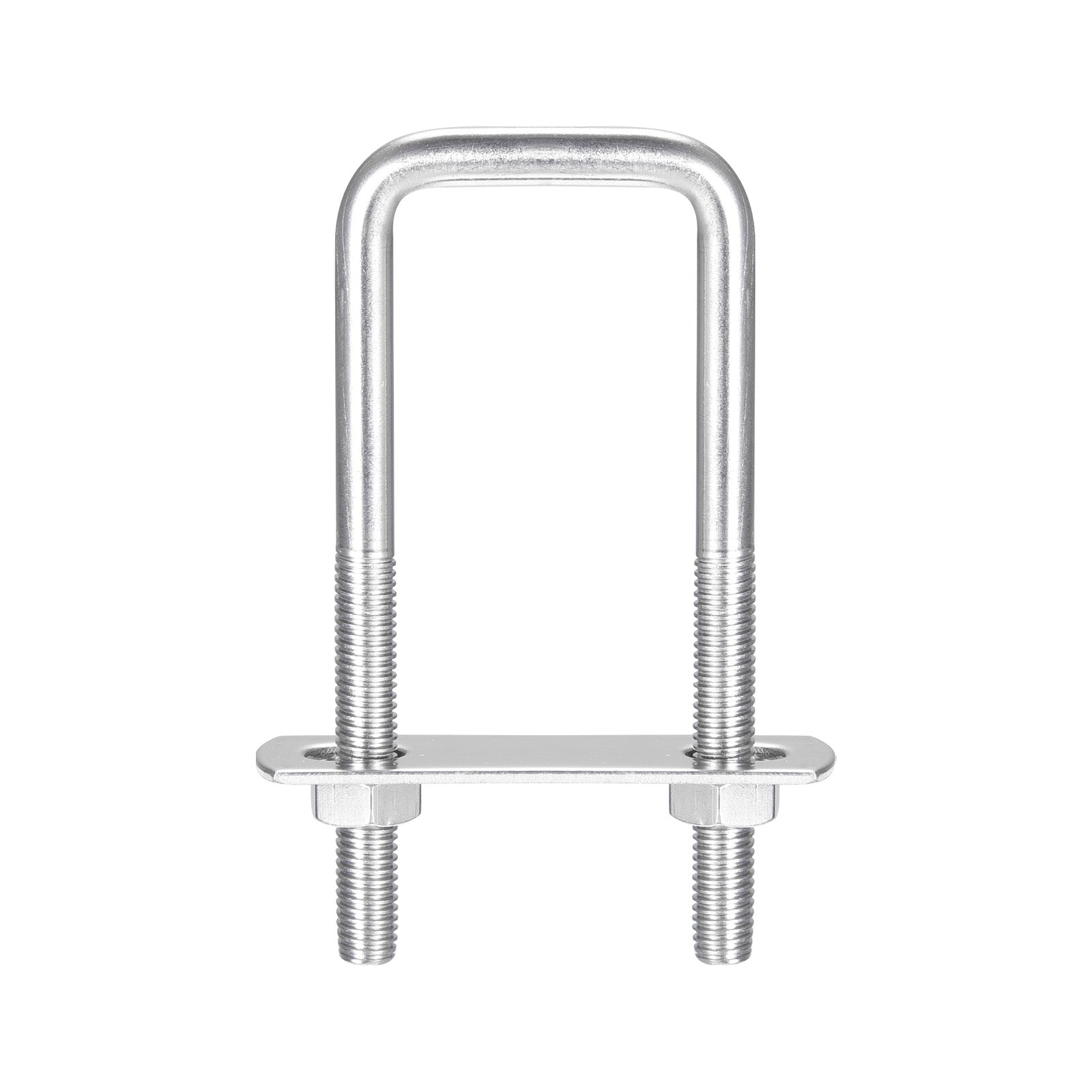 Square U-Bolts, 304 Stainless Steel U Clamp Bolt with Nuts and Plates ...