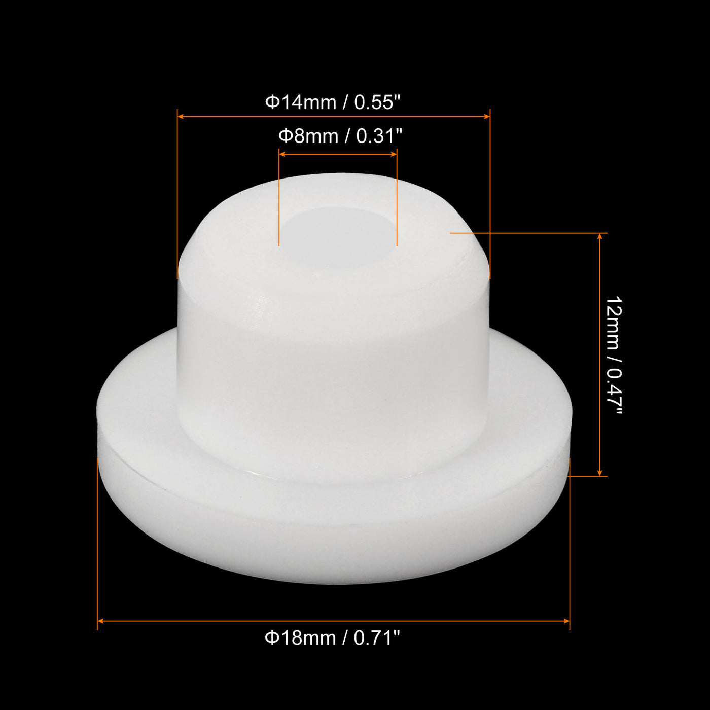 Silicone Rubber Hole, Plug Soft Flexible Stopper | Harfington