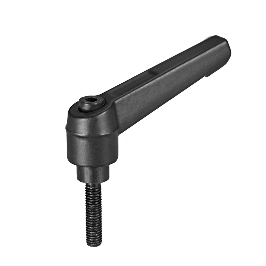 Uxcell M8 x 65mmThread Push Button Ratchet Level Adjustable Handle Male ...