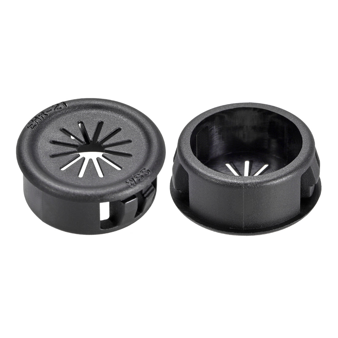 Uxcell Cable Hose Snap Bushing Grommet Protector Black | Harfington