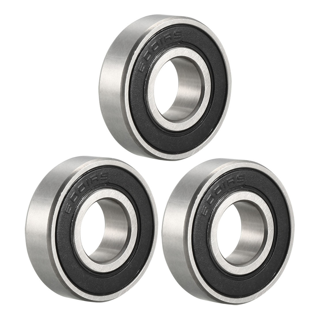 Uxcell Deep Groove Ball Bearings Metric Double Sealed Chrome Steel ...