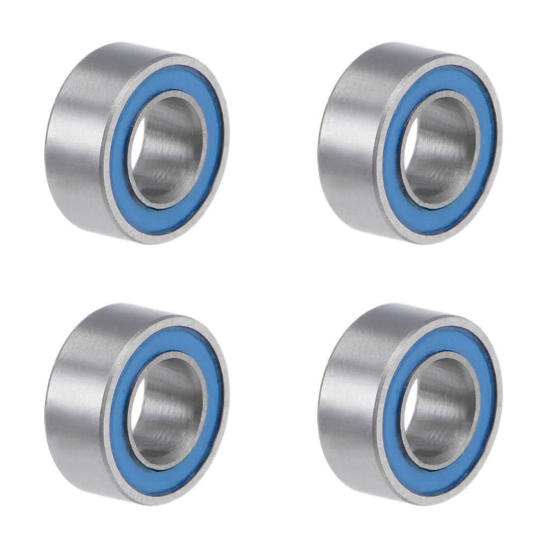 Uxcell Deep Groove Ball Bearings Metric Double Sealed Chrome Steel Blue ...