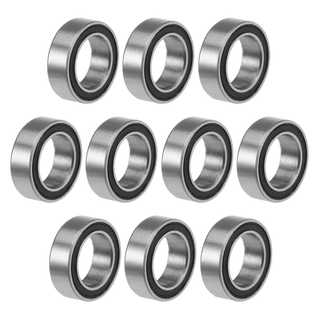 Uxcell Deep Groove Ball Bearing Metric Double Shield Chrome Steel P0 Z2 ...