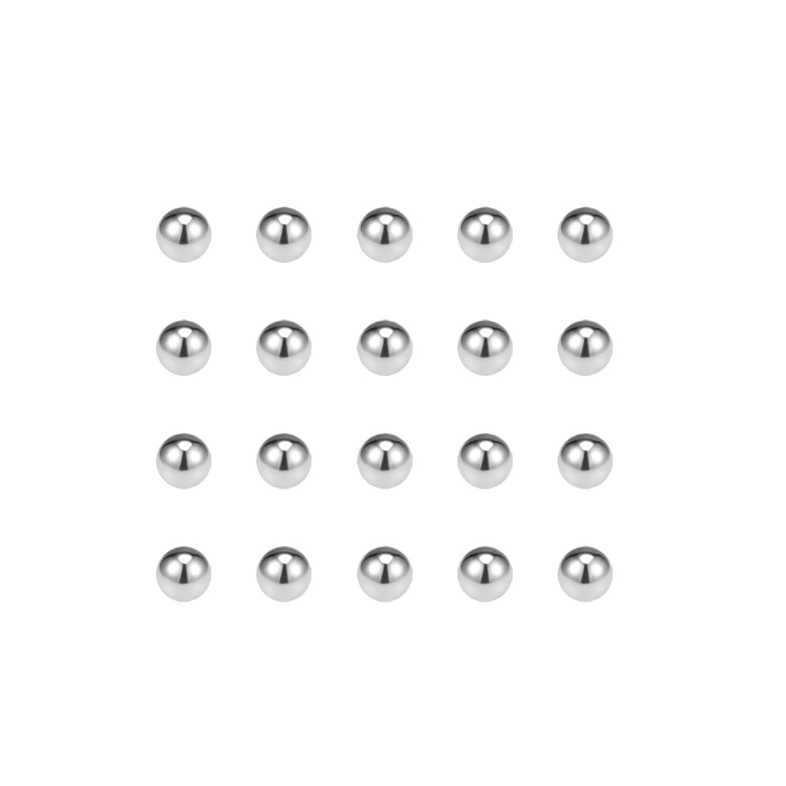 Uxcell Bearing Balls Metric 304 Stainless Steel G100 Precision Balls ...