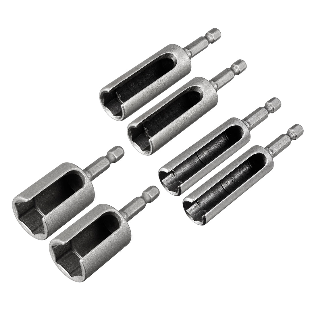 Uxcell 2PCS 17mm CR-V Hex Nut Socket Slotted Extension Driver Bit 2.5 ...