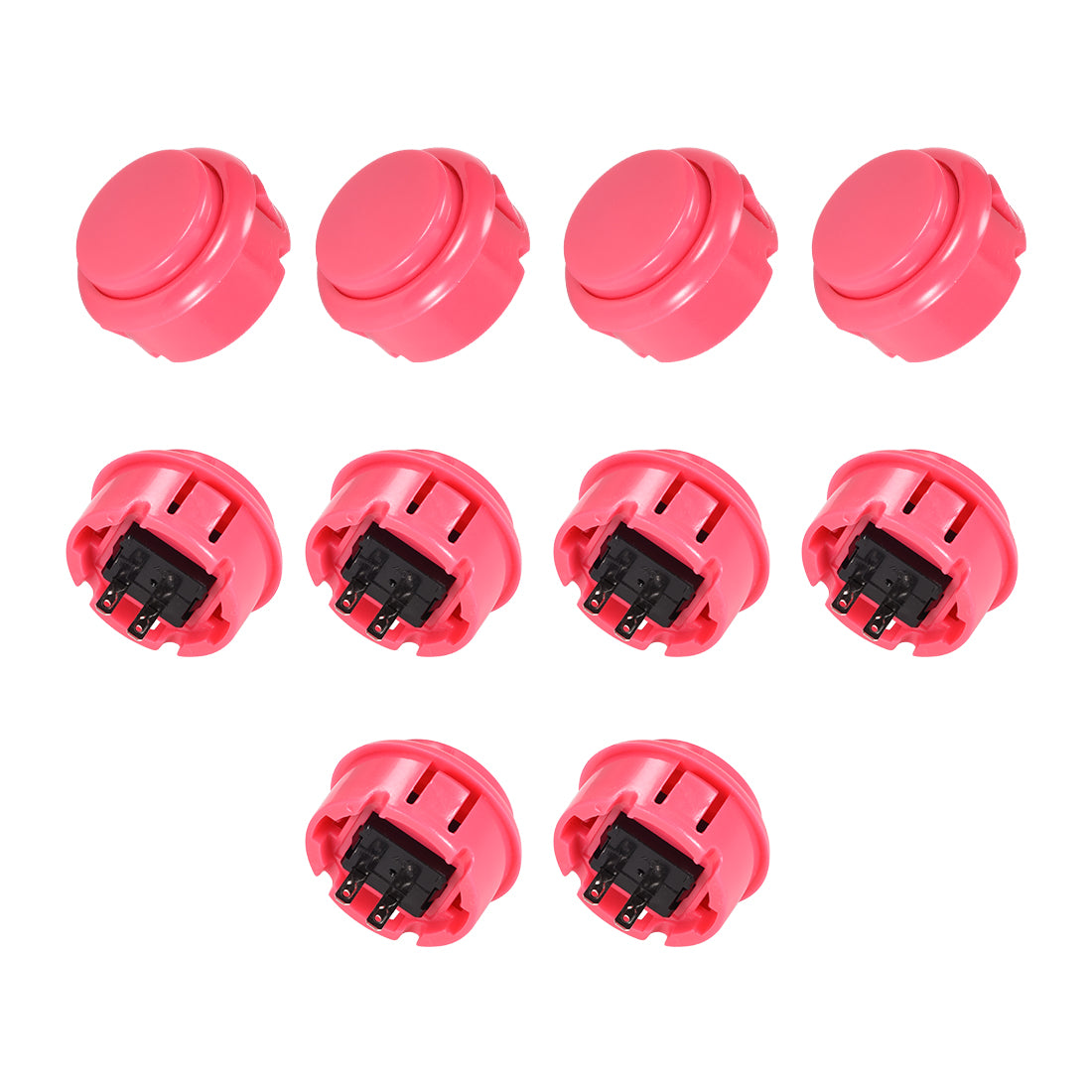 Uxcell 30mm Mounting Momentary Game Push Button Round for Video Games ...