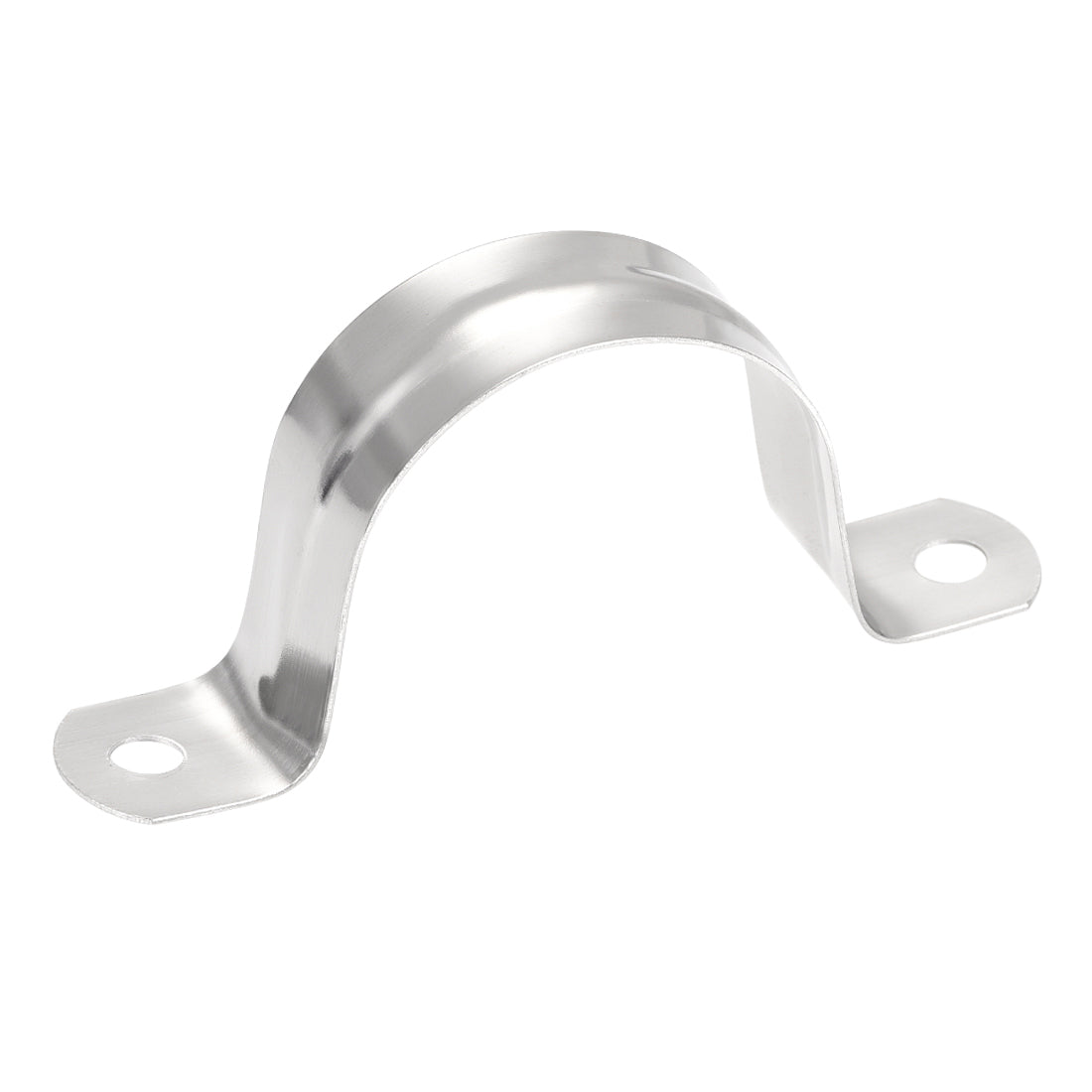 Uxcell Rigid Pipe Strap, 2 Holes Tube Straps 201 Stainless Steel ...