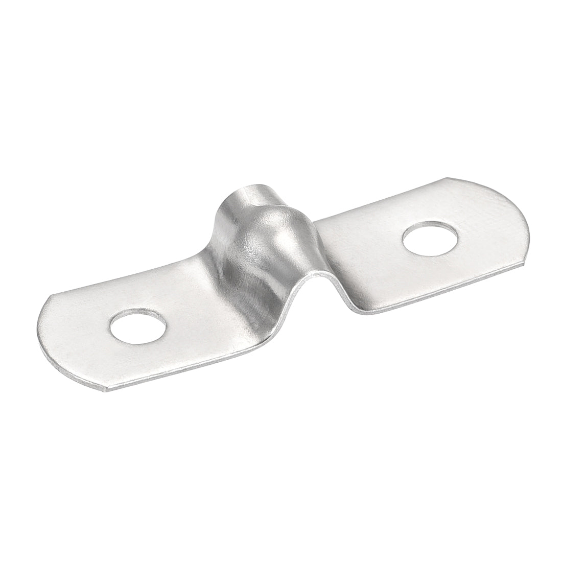 Uxcell Rigid Pipe Strap, 2 Holes Tube Strap 201 Stainless Steel Tension ...