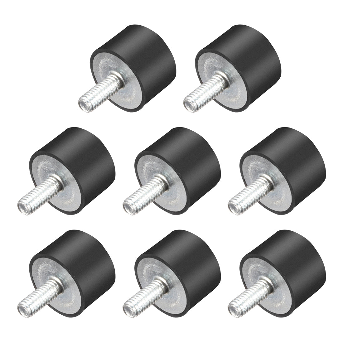 Uxcell Thread Rubber Mounts,Vibration Isolators,Cylindrical w Studs ...