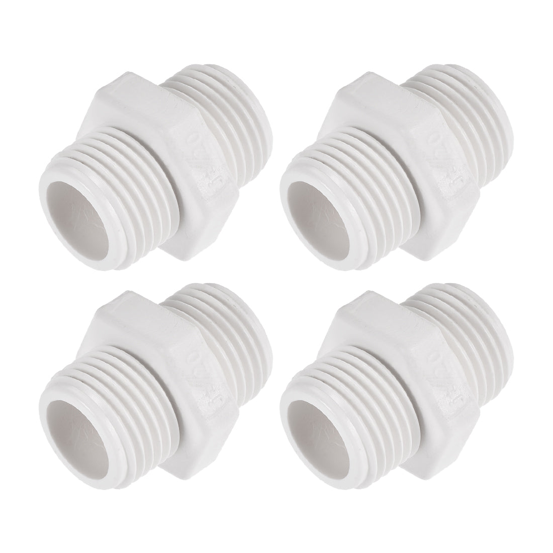 Uxcell Pipe Fitting, G2 Male Thread, Hex Nipple Tube Adaptor Hose ...